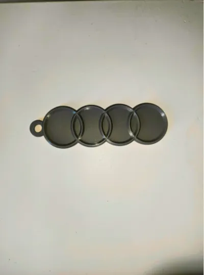 Audi Keyring - Zona3d | Nexprint: Free 3D Model Downloads