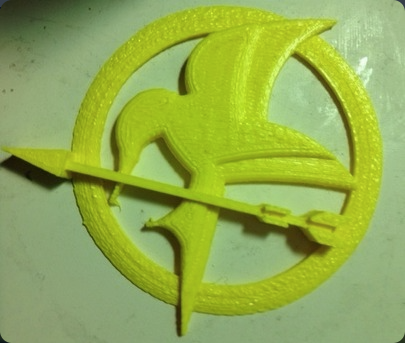 Hunger Games Mocking Jay Pin - U0093600082 | Nexprint: Free 3D Model ...