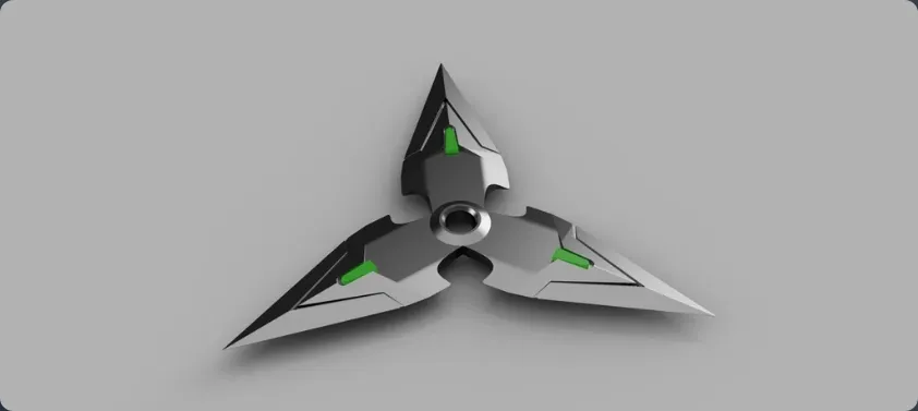 Genji's Shuriken - U0043767317 | Nexprint: Free 3D Model Downloads