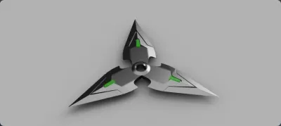 Genji's Shuriken - U0043767317 | Nexprint: Free 3D Model Downloads