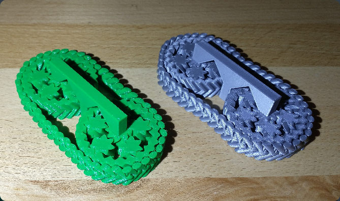 Tank Treads Fidget Toy - U0079303845 | Nexprint: Free 3D Model Downloads